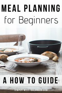 Meal Planning for Beginners: A How To Guide - Simply Well Balanced