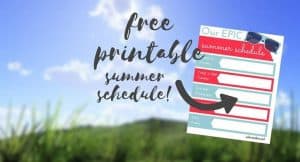 10 Free Summer Daily Schedule Templates (Sanity Saving Printables ...