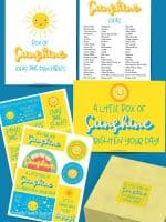 Yellow Box of Sunshine [Free Printables and Ideas] - Simply Well Balanced