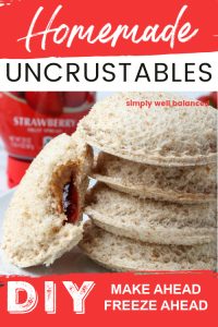 How to Make Healthy Homemade Uncrustables | Simply Well Balanced