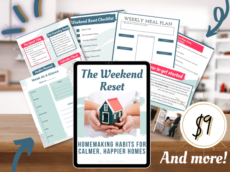Weekly Routines to Create a Calmer, Happier Home - Simply Well Balanced