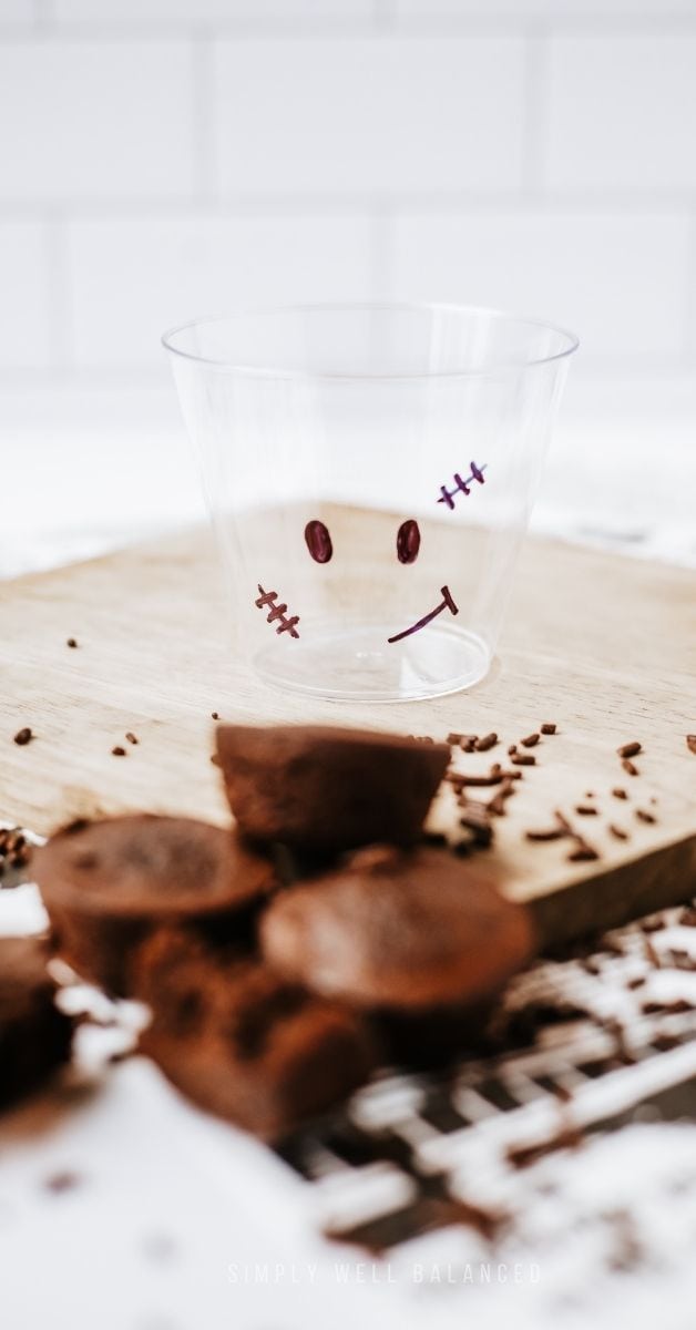 No-Bake Frankenstein Dessert Cups - Simply Well Balanced