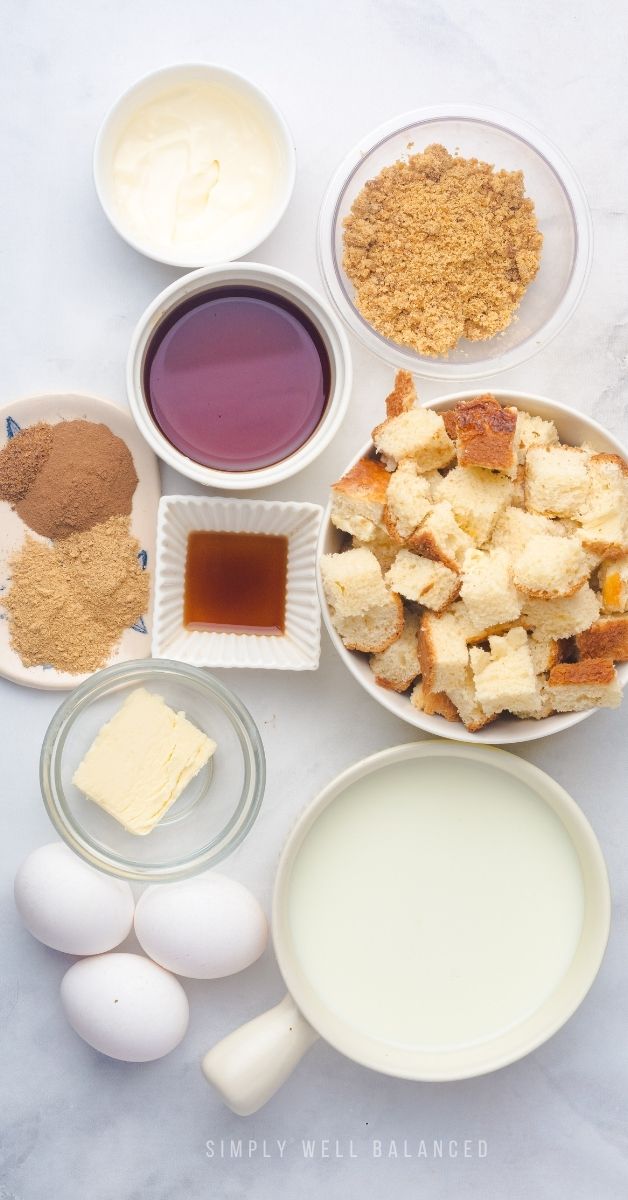 Make-Ahead Gingerbread French Toast Casserole - Simply Well Balanced
